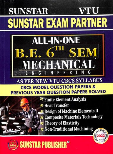 Buy Sunstar Exam Partner All In One Be 6 Sem Mechanical Engineering ...