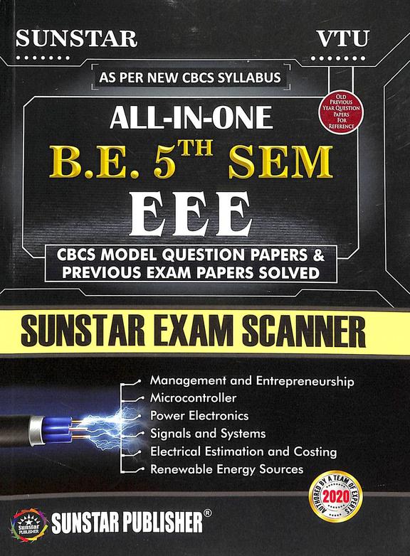 Buy Sunstar Exam Scanner All In One Be5th Sem Eee : Vtu book : Na ...