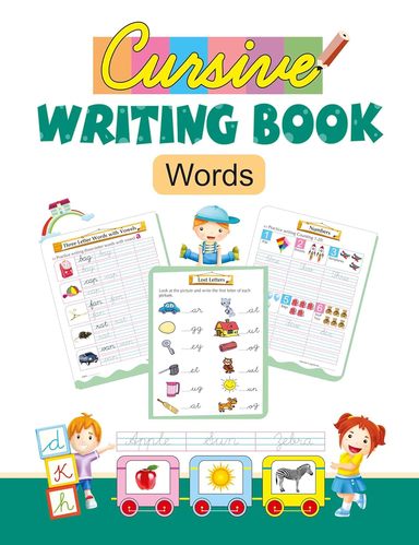 Buy Cursive Writing Book: Words book : LS Editorial Team , 9386063840 ...