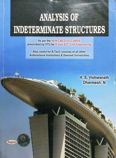 Buy Analysis Of Indeterminate Structures For 5 Sem Be Civil Engineering For B Tech : Vtu book ...