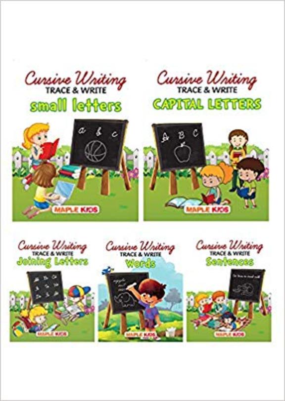 Buy Cursive Writing Small Letters Capital Letters Joining Letters Words ...