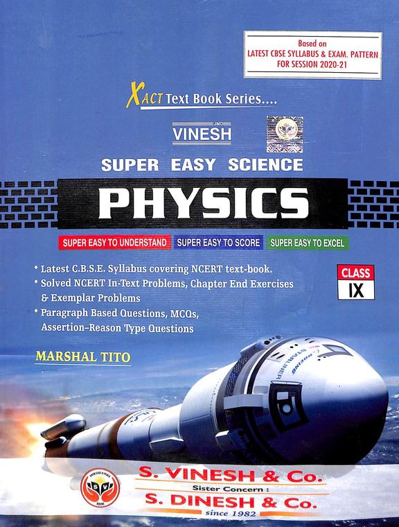Buy Super Easy Science Physics Class 9 : Cbse book : Marshal Tito ...