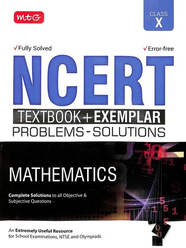 Buy Mathematics Class 10 Ncert Text Book+ Exemplar Problems Solutions ...
