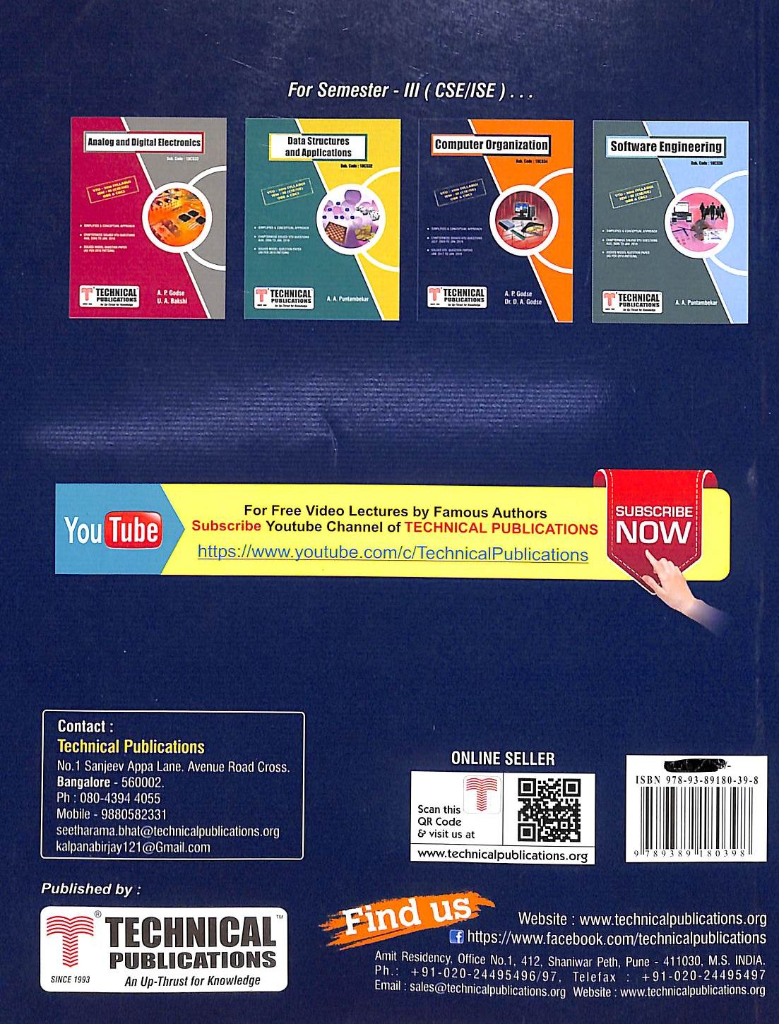 Buy Computer Organization Vtu 3rd Sem Cse/ Ise & Obe / Cbcs book : Ap Godse,Da Godse ...