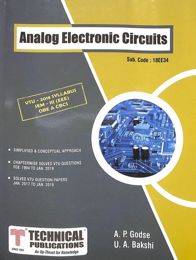 Buy Analog Electronic Circuits 3rd Sem Eee Obe & Cbcs Vtu book : Ap ...