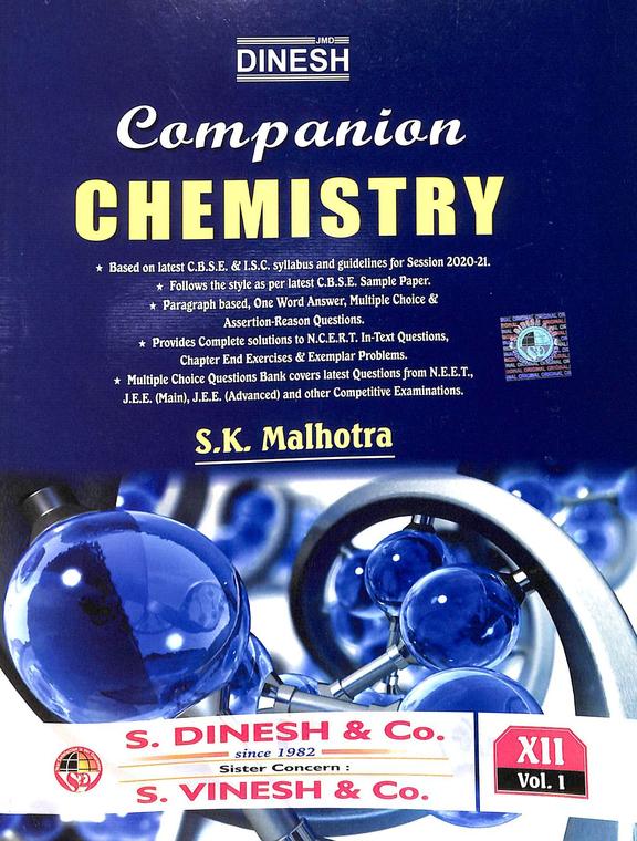 Buy Companion Chemistry Class 12 Set Of 2 Vols : Cbse book : Sk ...