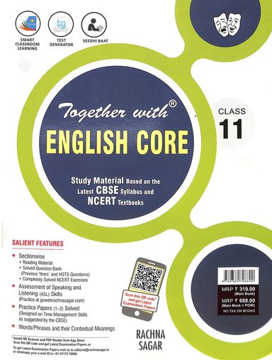 Buy Together With English Core Class 11 Study Material : Cbse book ...