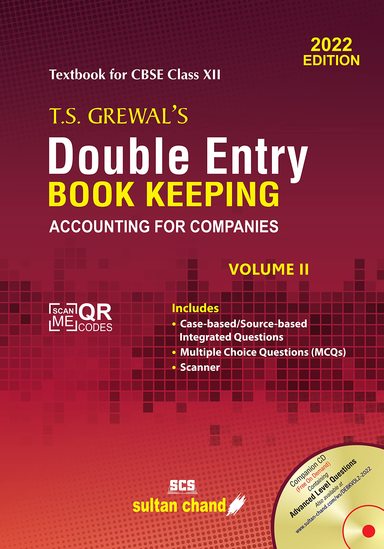 Buy Double Entry Book Keeping Accounting For Companies For Class 12 Vol 2 : Cbse book : Ts ...