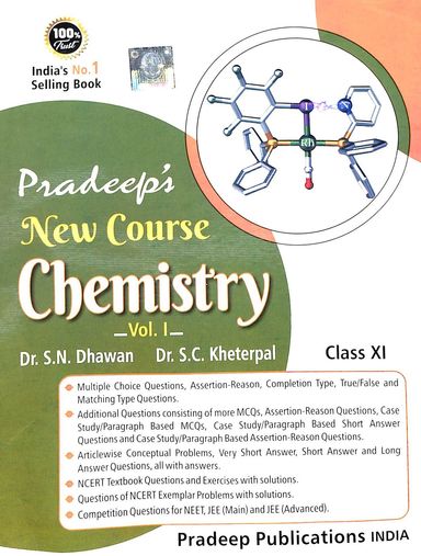 Buy Pradeeps New Course Chemistry Class 11 For Set Of 2 Vols : Cbse ...