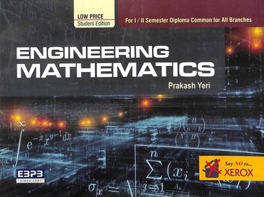 Buy Engineering Mathematics For 1 & 2 Sem Diploma : Low Price Student Edition book : Prakash ...