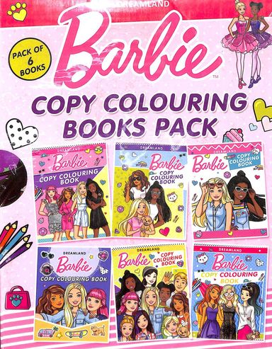 Buy Barbie Copy Colouring Set Of 6 Books book : Na , 9394767797 ...