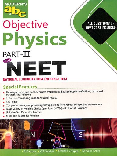 Buy Moderns Abc Objective Physics For Neet Part 2 book : Rp Arora,Op Kakkar,Deepak Chopra ...
